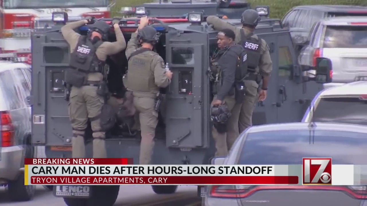 Cary man takes own life after hours-long standoff, police say – CBS17.com