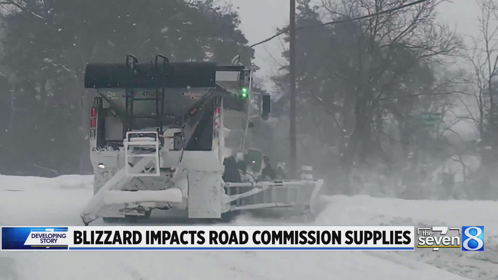 Blizzard impacts road commission supplies – WOODTV.com