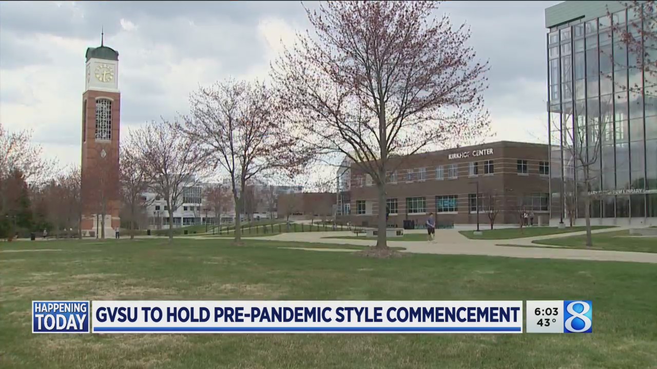 GVSU graduation returns to in-person ceremonies this weekend, expect ...