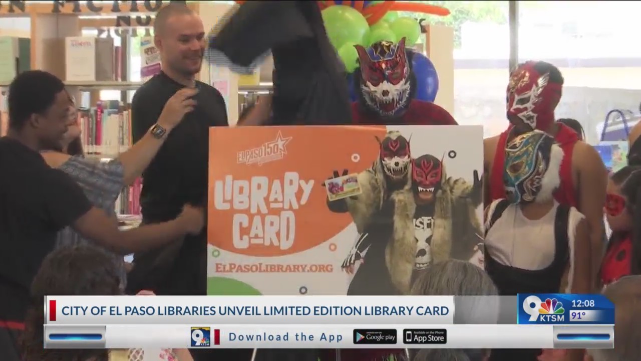 City of El Paso Libraries unveil limited edition library card – KTSM 9 News