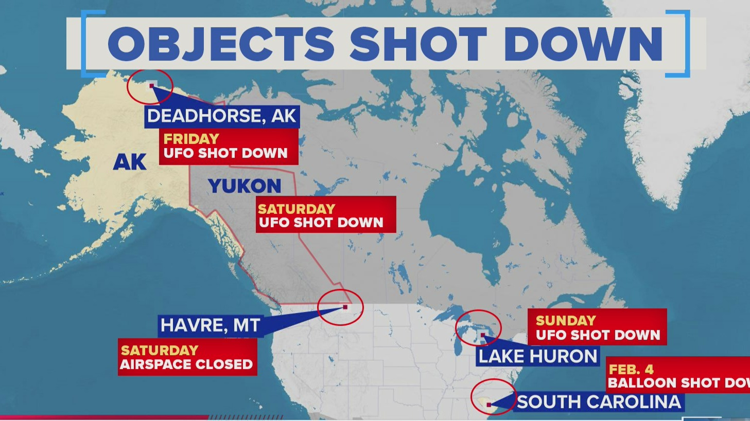 US takes down 4 aerial objects within 8 days | Rush Hour – NewsNation