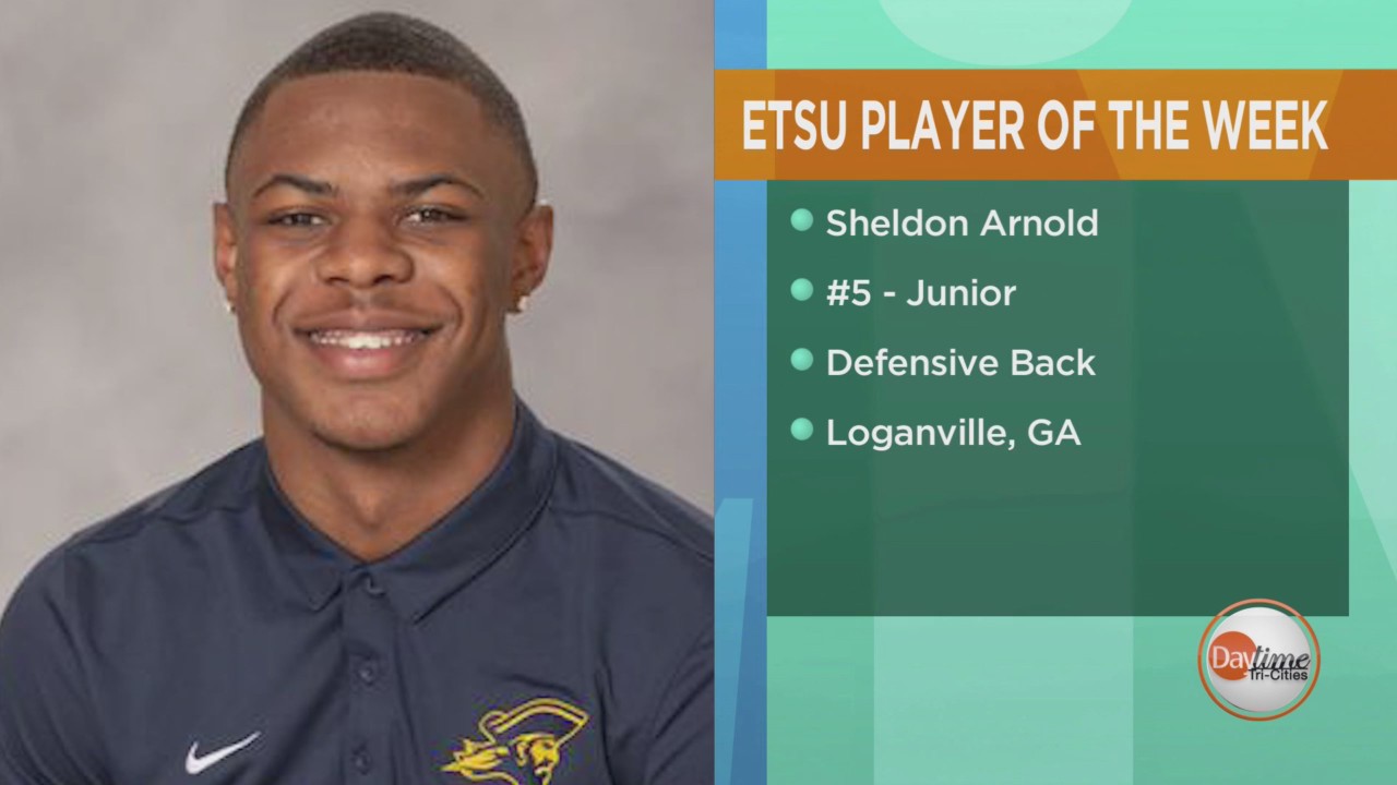 ETSU Player of the Week: Defensive Back Sheldon Arnold II – WJHL | Tri ...