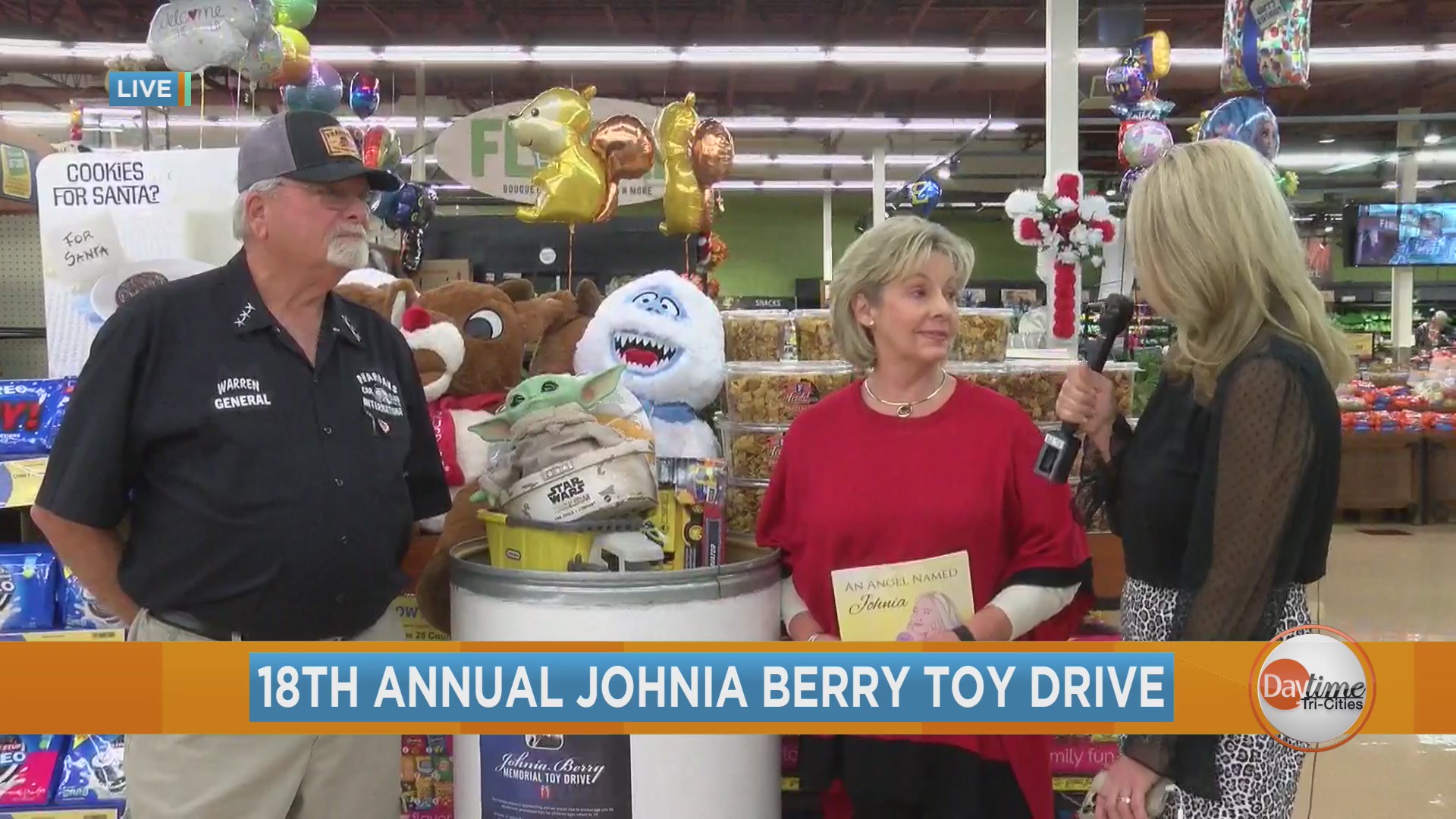 Daytime LIVE: 18th annual Johnia Berry Toy Drive is now underway-Part 3 ...