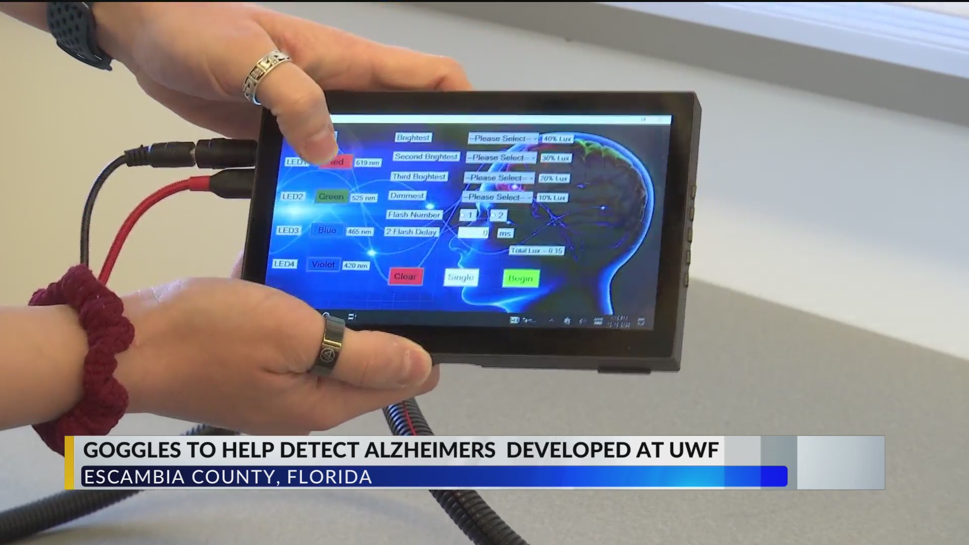 UWF faculty and students develop goggles for early detection of ...