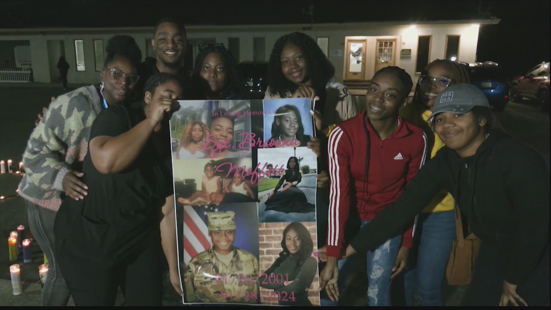 Family, friends and neighbors honor memory of Sgt. Breonna Moffett ...