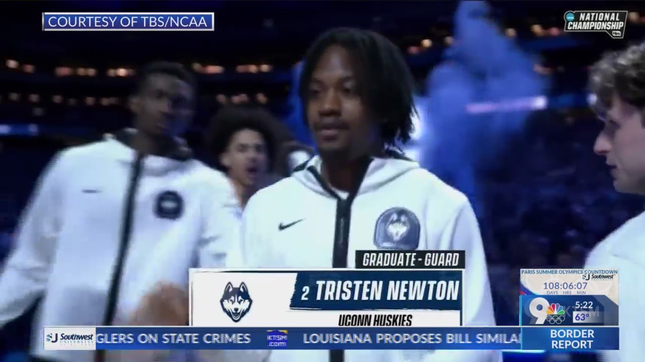 El Paso’s Tristen Newton and UCONN wins NCAA tournament – KTSM 9 News