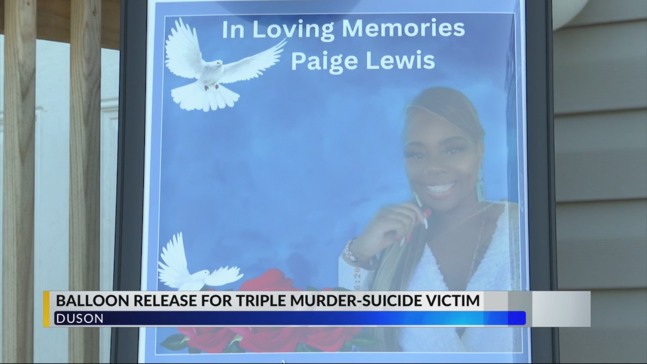 Balloon release in Duson for triple murder-suicide victim – KLFY.com