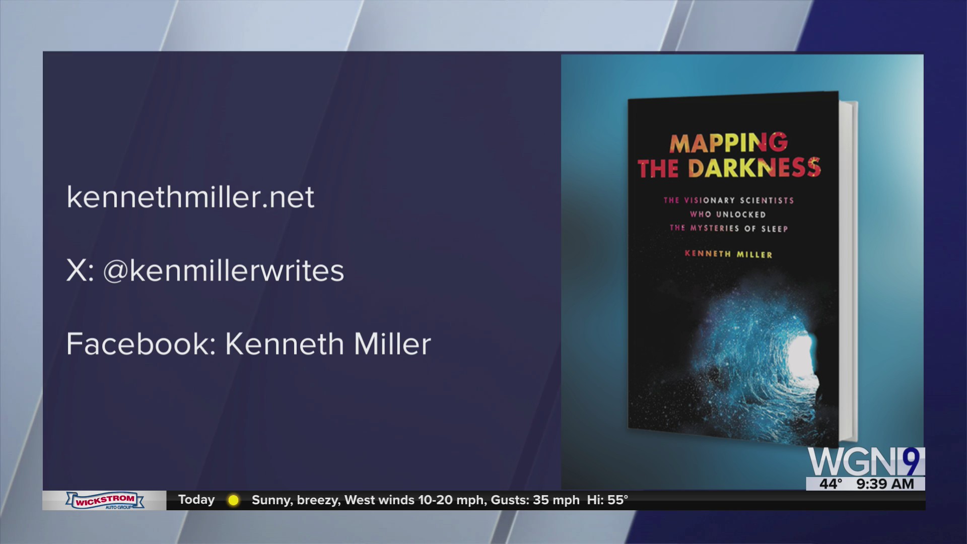 “Mapping the Darkness: The Visionary Scientists Who Unlocked the Mysteries of Sleep” – WGN-TV