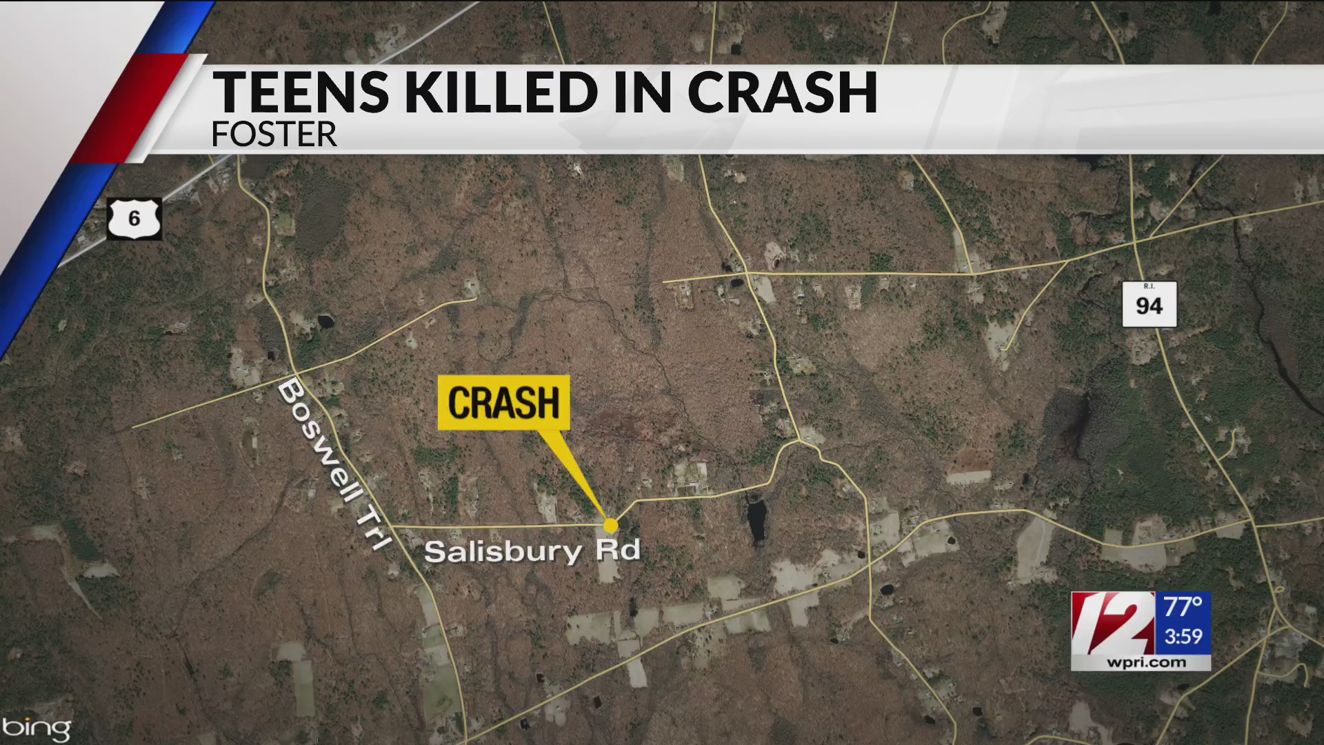 2 teens killed in Foster crash – WPRI.com