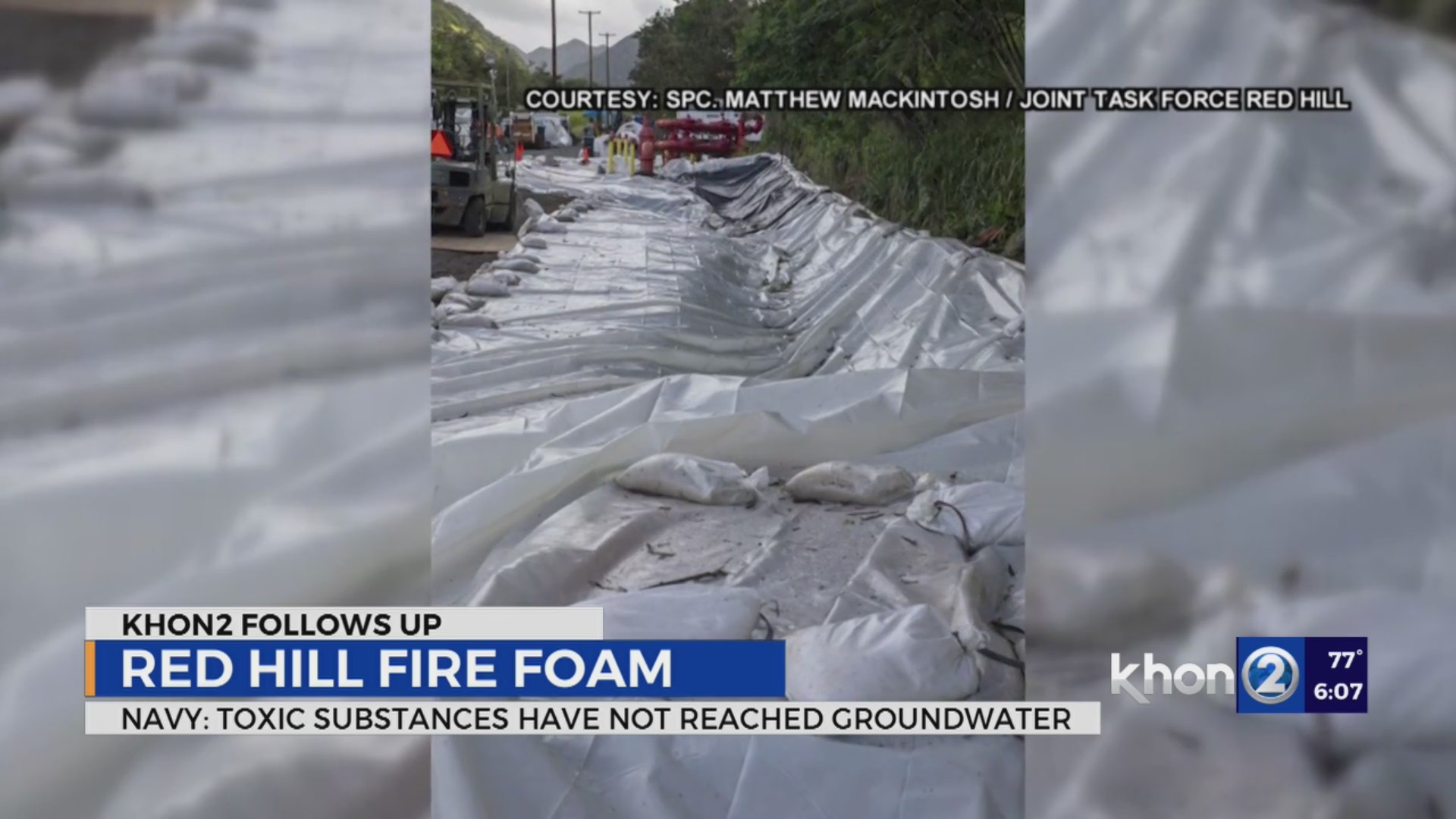 DOH releases soil data from Red Hill AFFF spill – KHON2