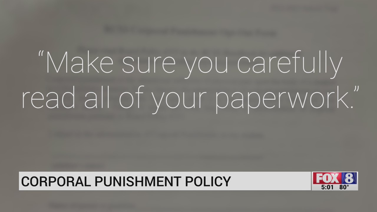 Randolph County schools corporal punishment opt-out form – FOX8 WGHP