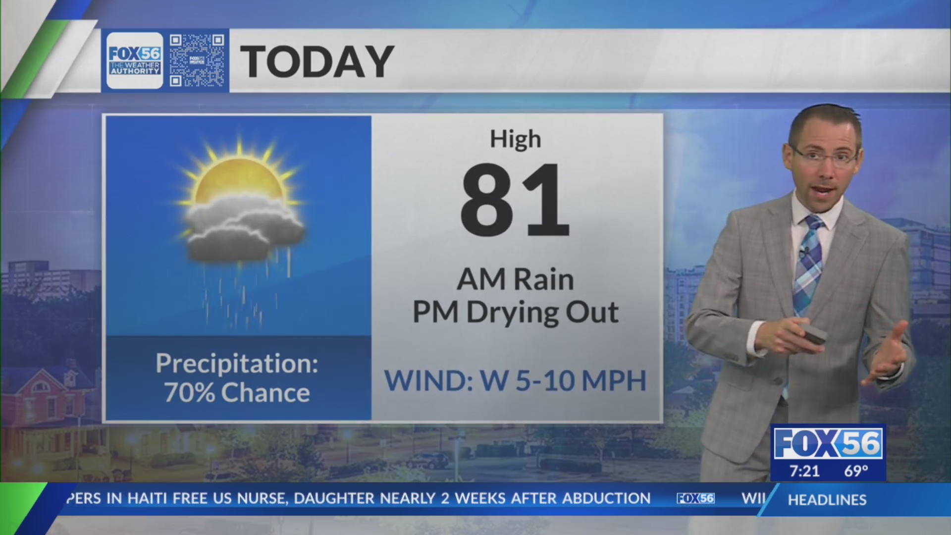 Morning weather forecast: 8/10/23 – FOX 56 News