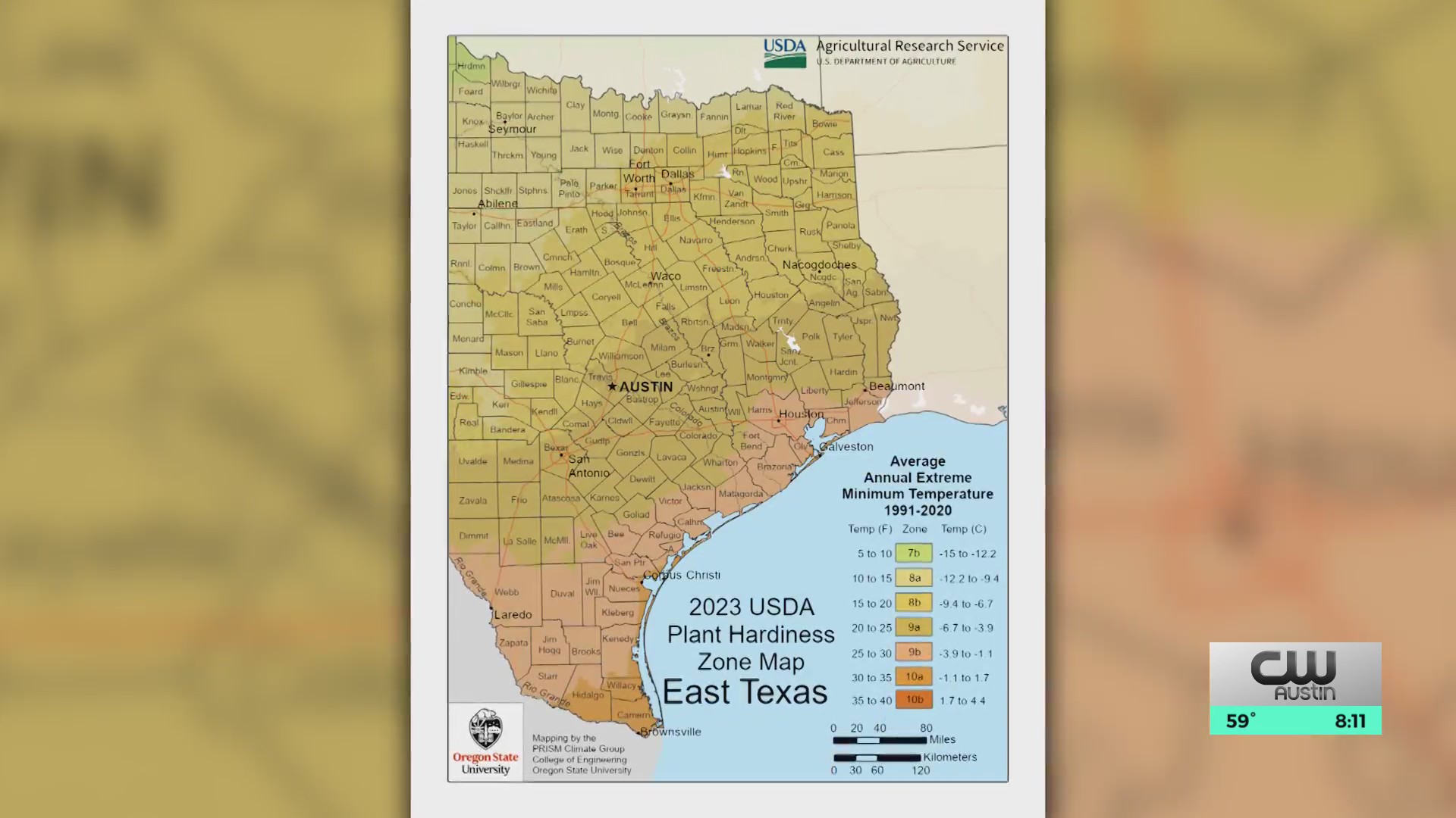 Plant hardiness maps updated: Austin shifts zones – KXAN Austin