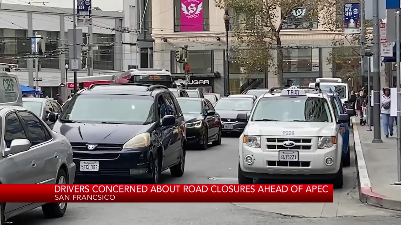 SF drivers concerned about road closures ahead of APEC – KRON4