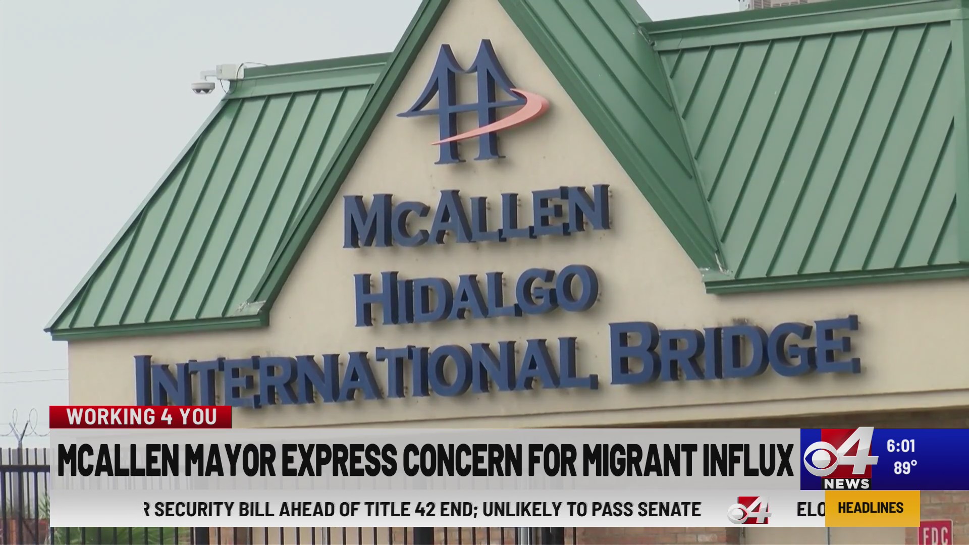 CBS 4 News at 6 McAllen mayor expresses concern for migrant influx ...