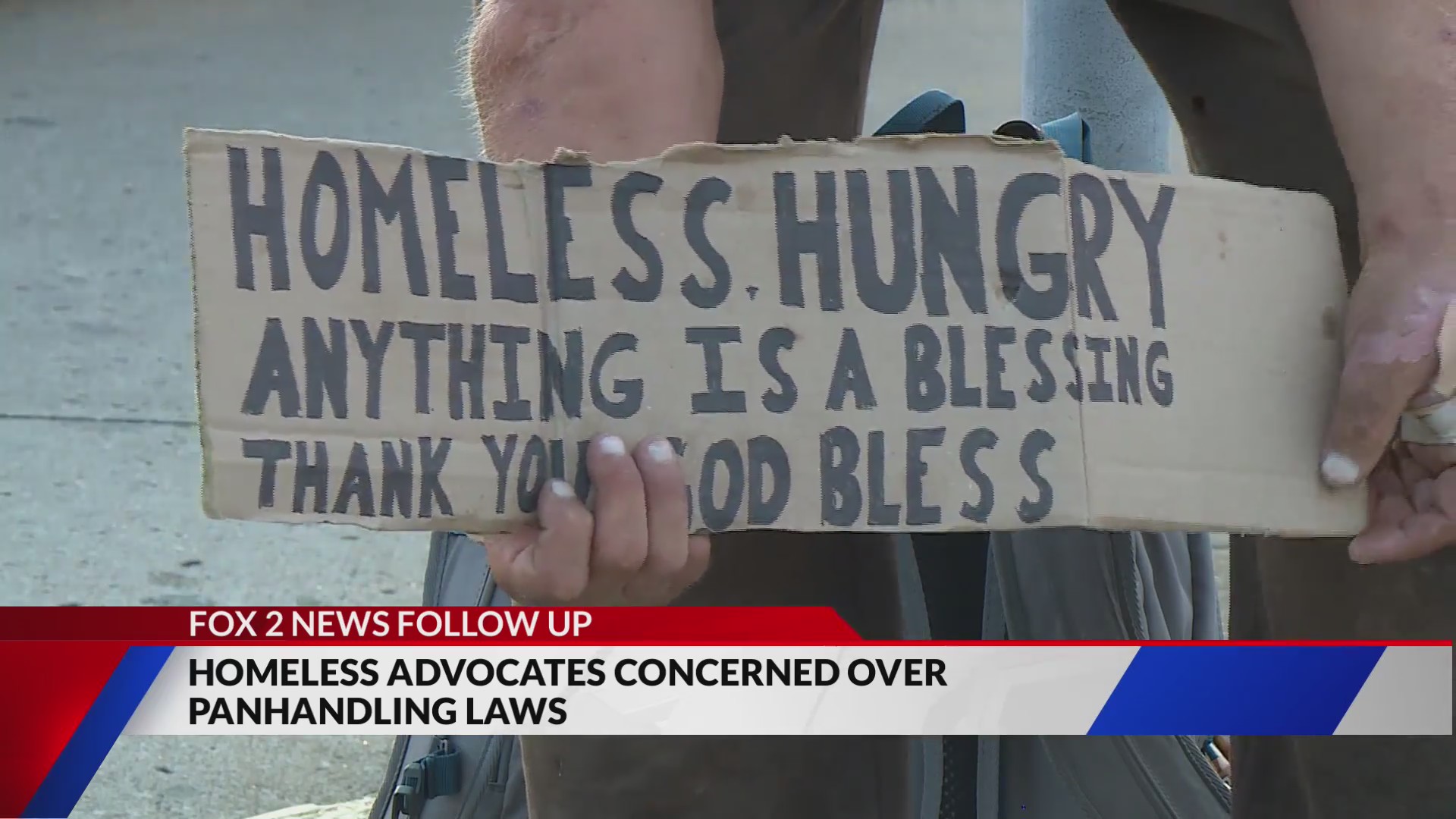 Homeless advocates concerned over panhandling laws – FOX 2