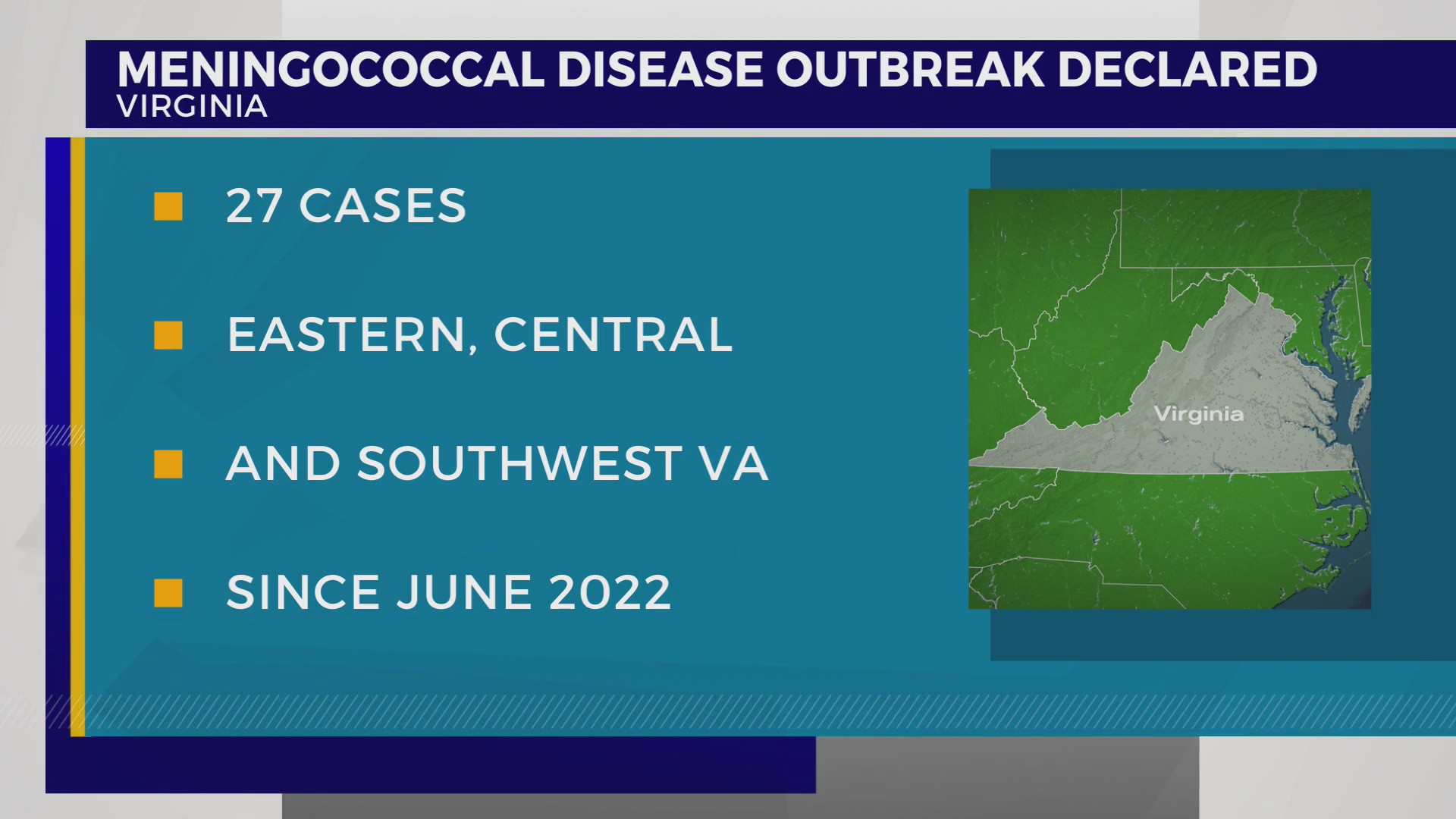 VDH: Outbreak of meningococcal disease in state, including Southwest ...