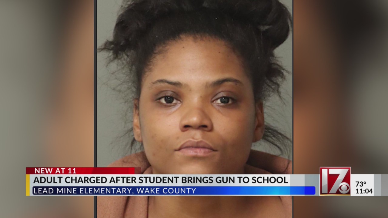 Woman charged after student takes gun to Raleigh elementary school, officials say – CBS17.com