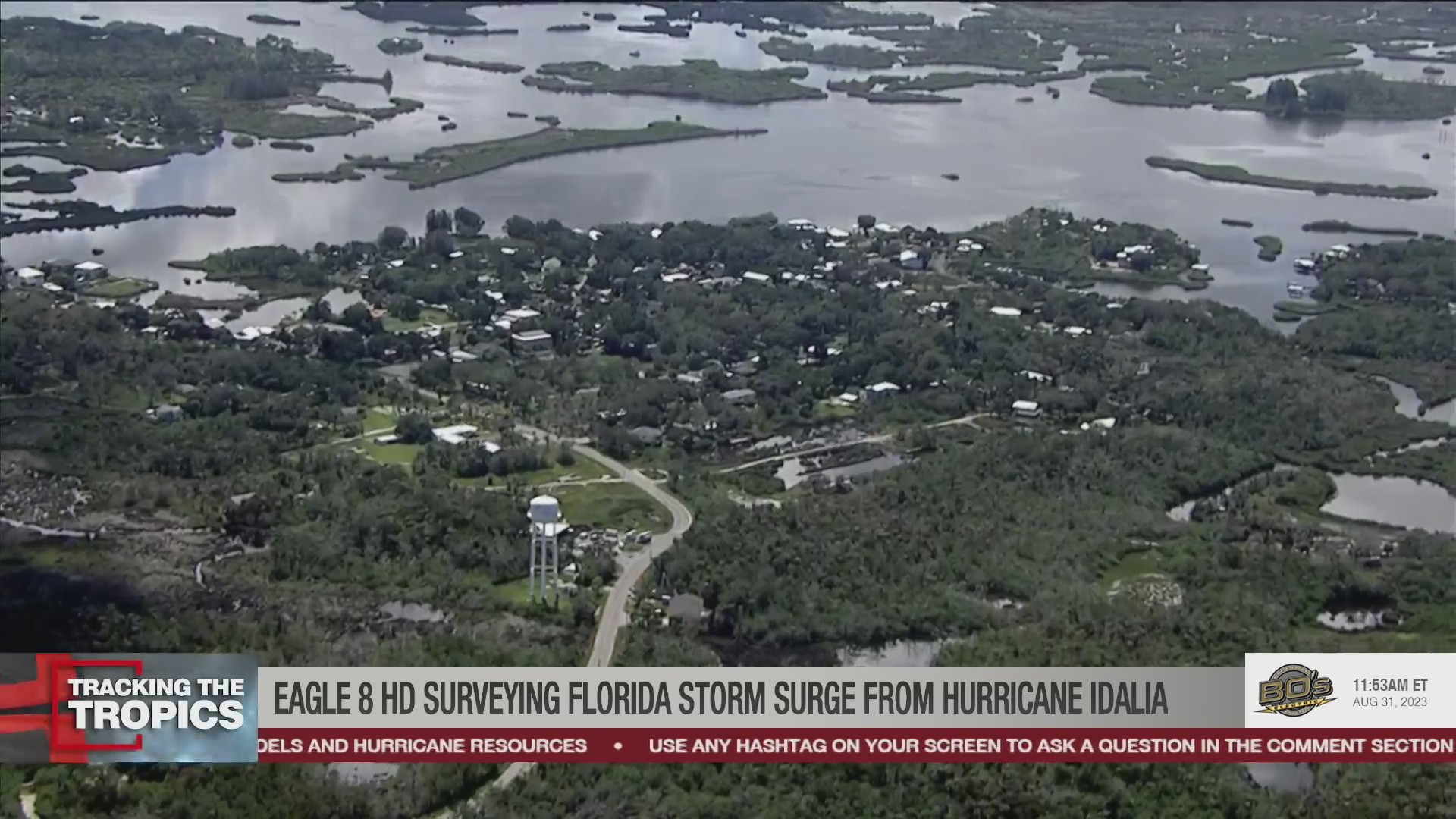 Eagle 8 HD gets first look at storm damage in Ozello, Fla. – WFLA