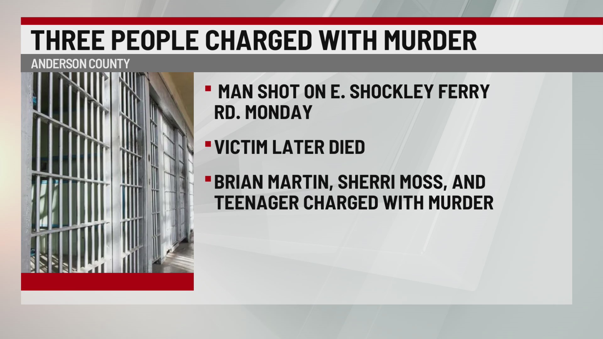 3 people charged with murder in Anderson Co. – WSPA 7NEWS