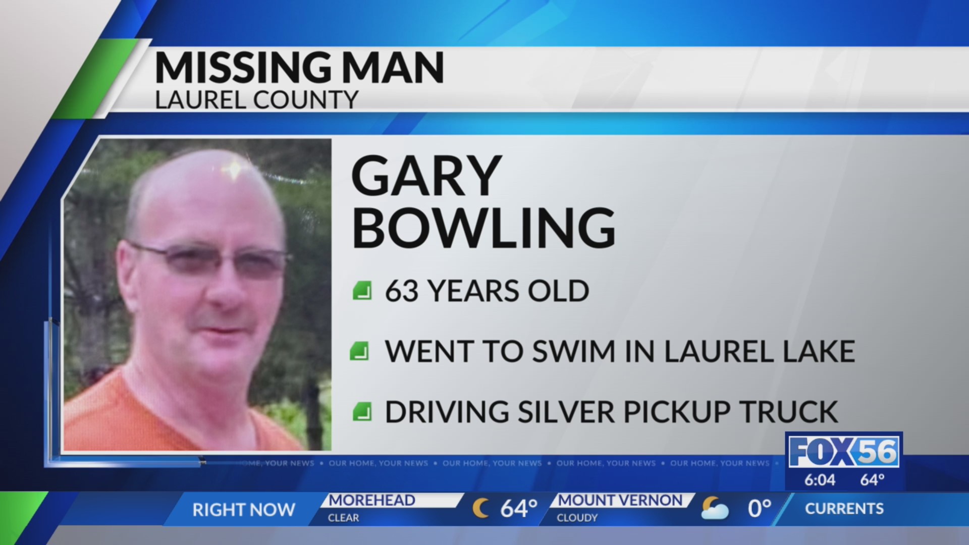Man missing after going to swim in Laurel Lake – FOX 56 News