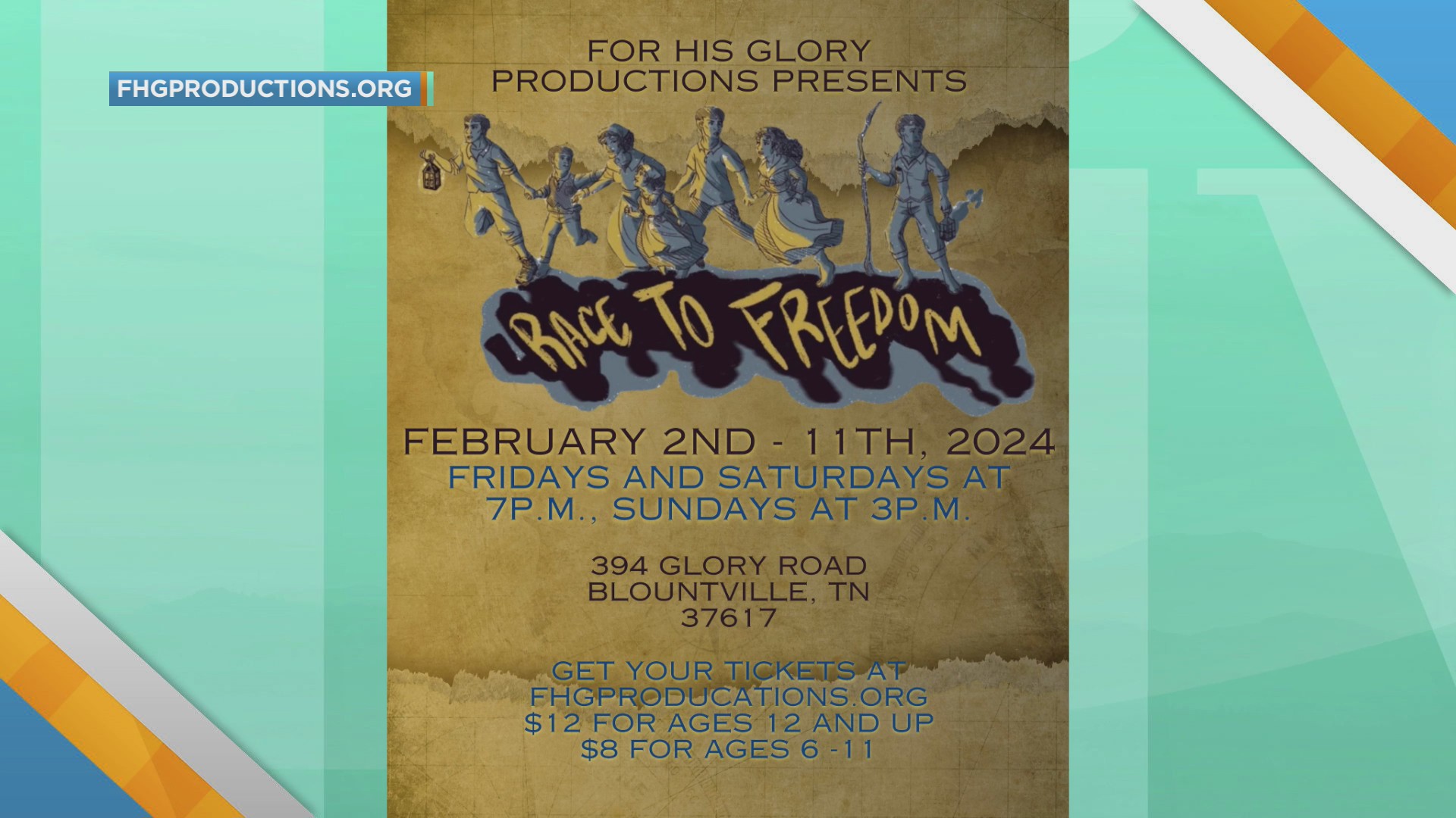 For His Glory Productions presents “Race To Freedom” – WJHL | Tri ...