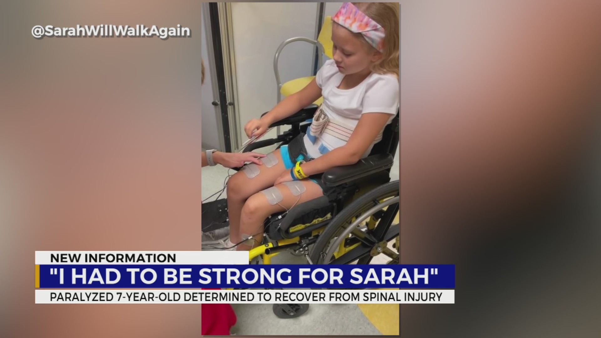Paralyzed 7-year-old determined to walk again – WKRN News 2