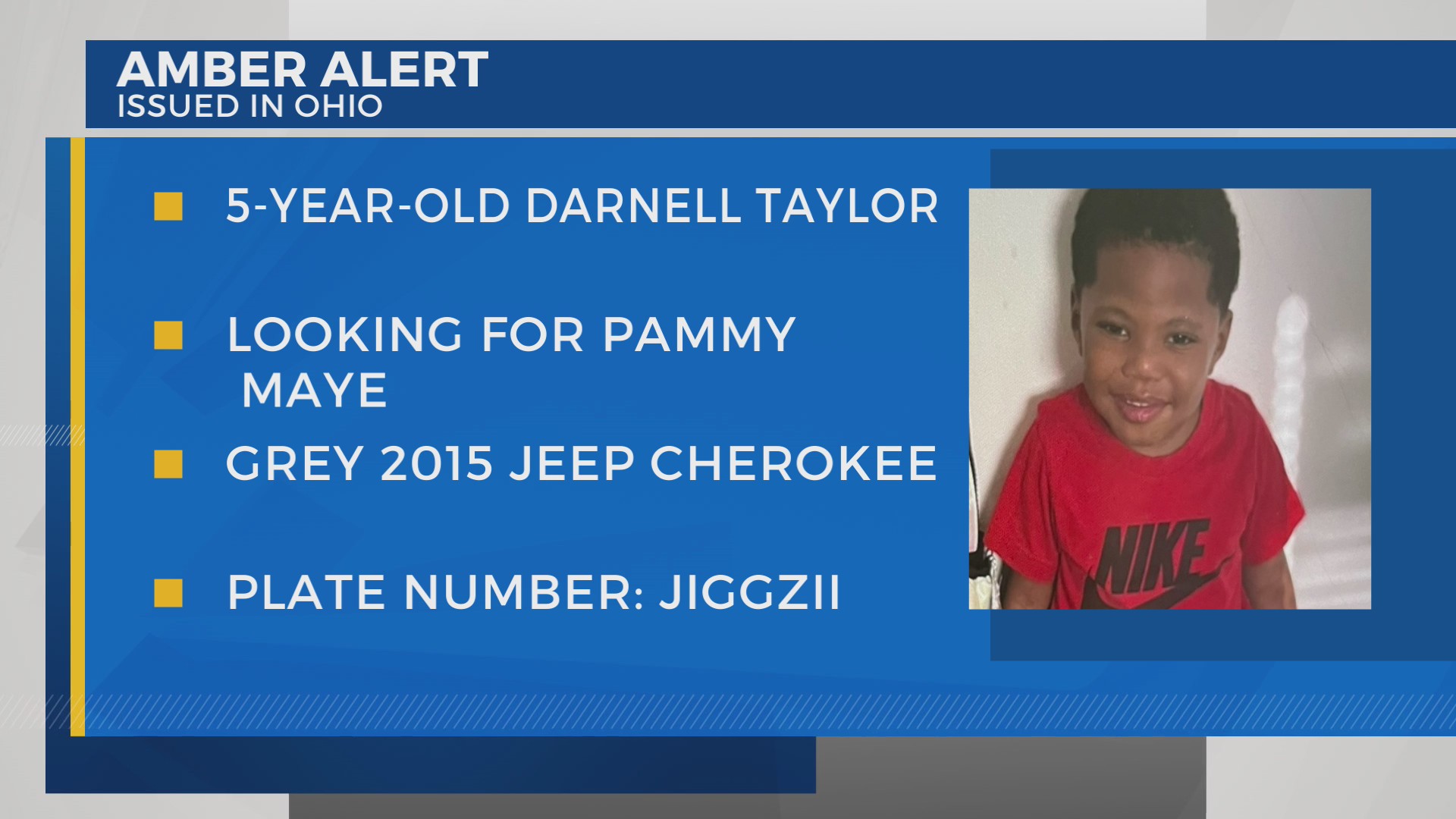 Ohio Amber Alert issued for 5-year-old – WTRF