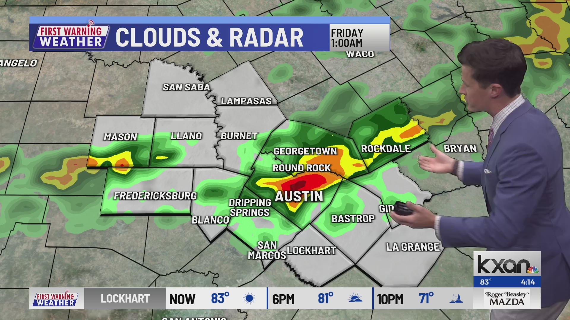 Thursday evening First Warning Forecast – KXAN Austin