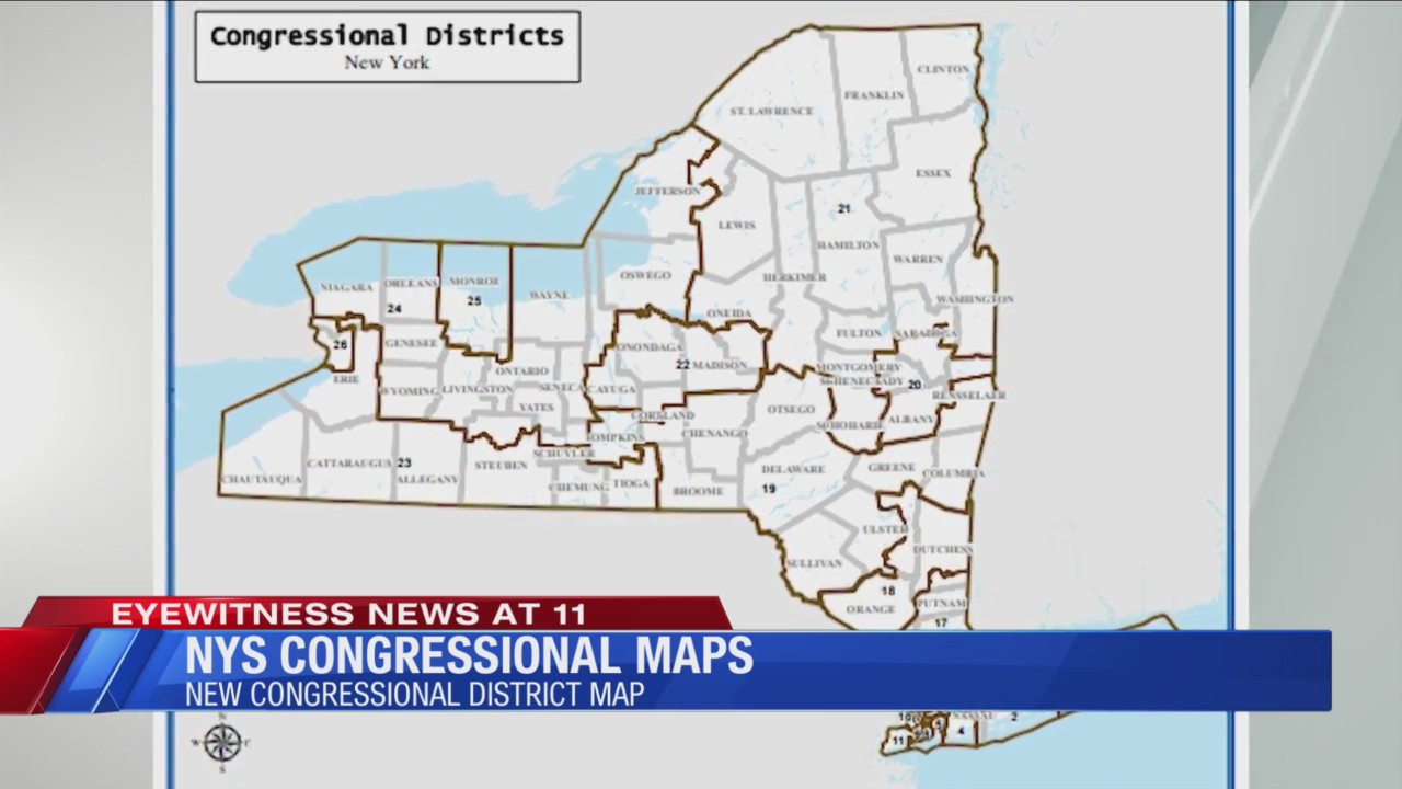 NYS Congressional Maps Finally Drawn – WUTR/WFXV – CNYhomepage.com