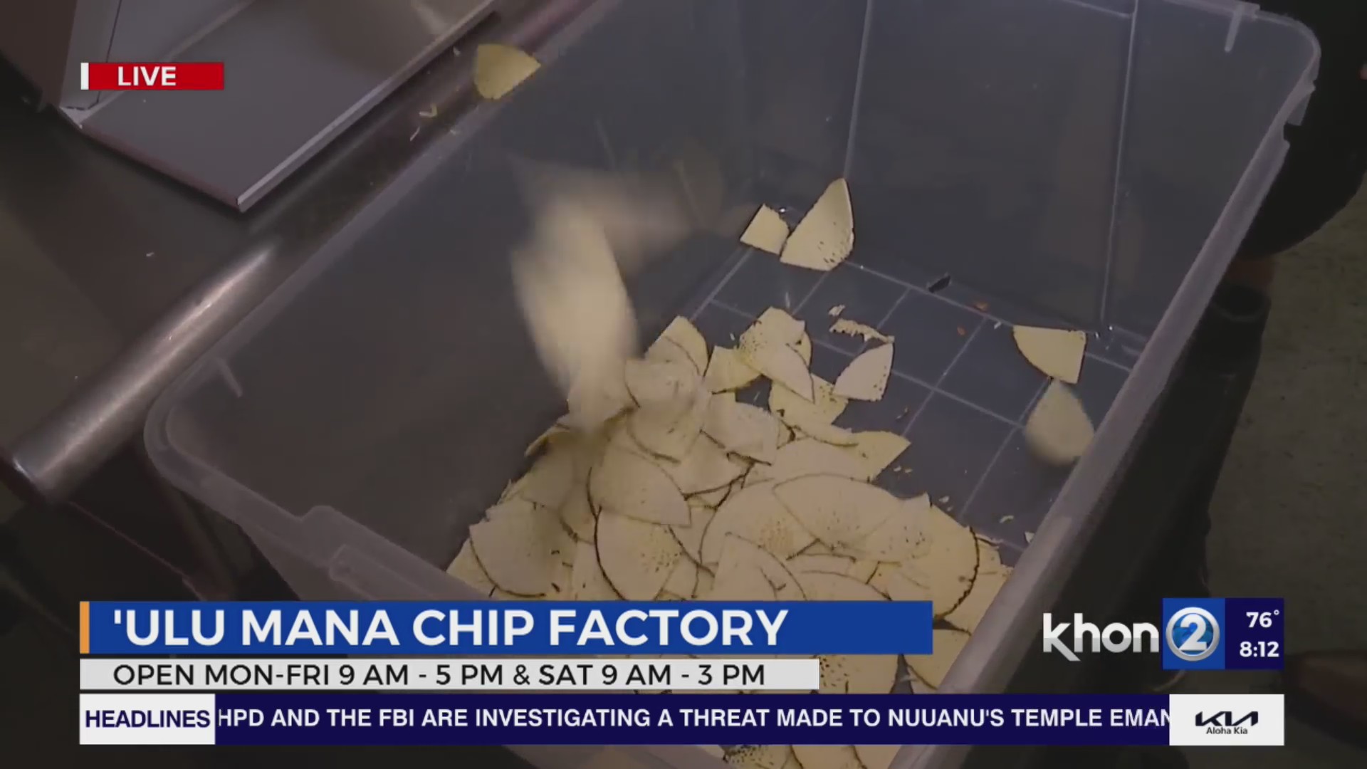 ʻUlu Mana Chip Factory began with a dream, now creates delectable local ...