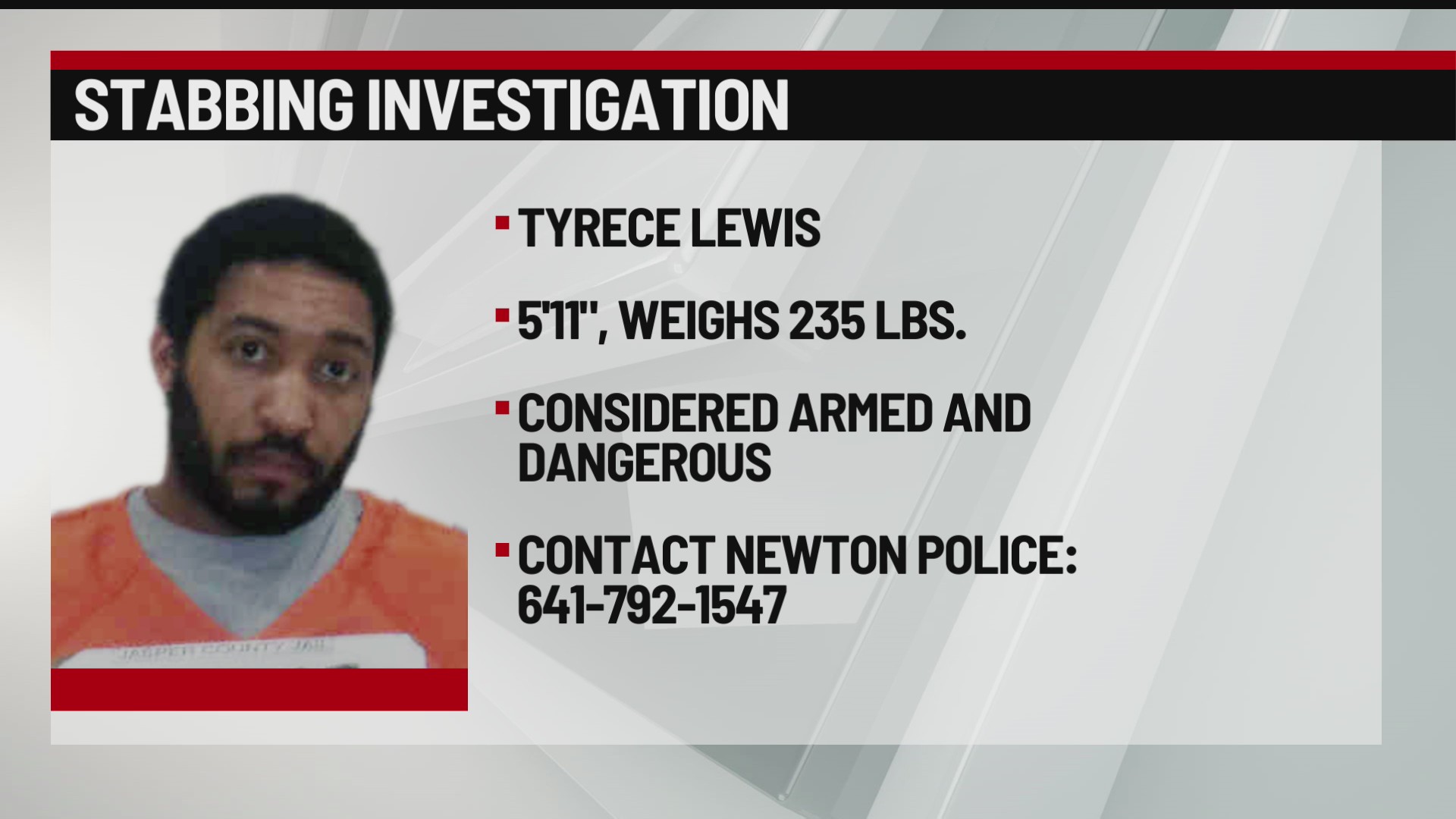Newton Police looking for suspect in stabbing – who13.com