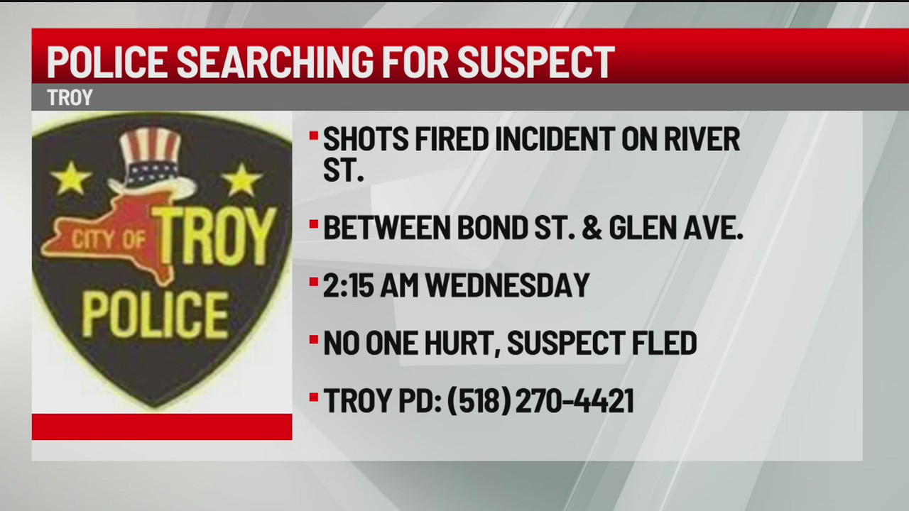 Troy PD searching for shots fired suspect – NEWS10 ABC