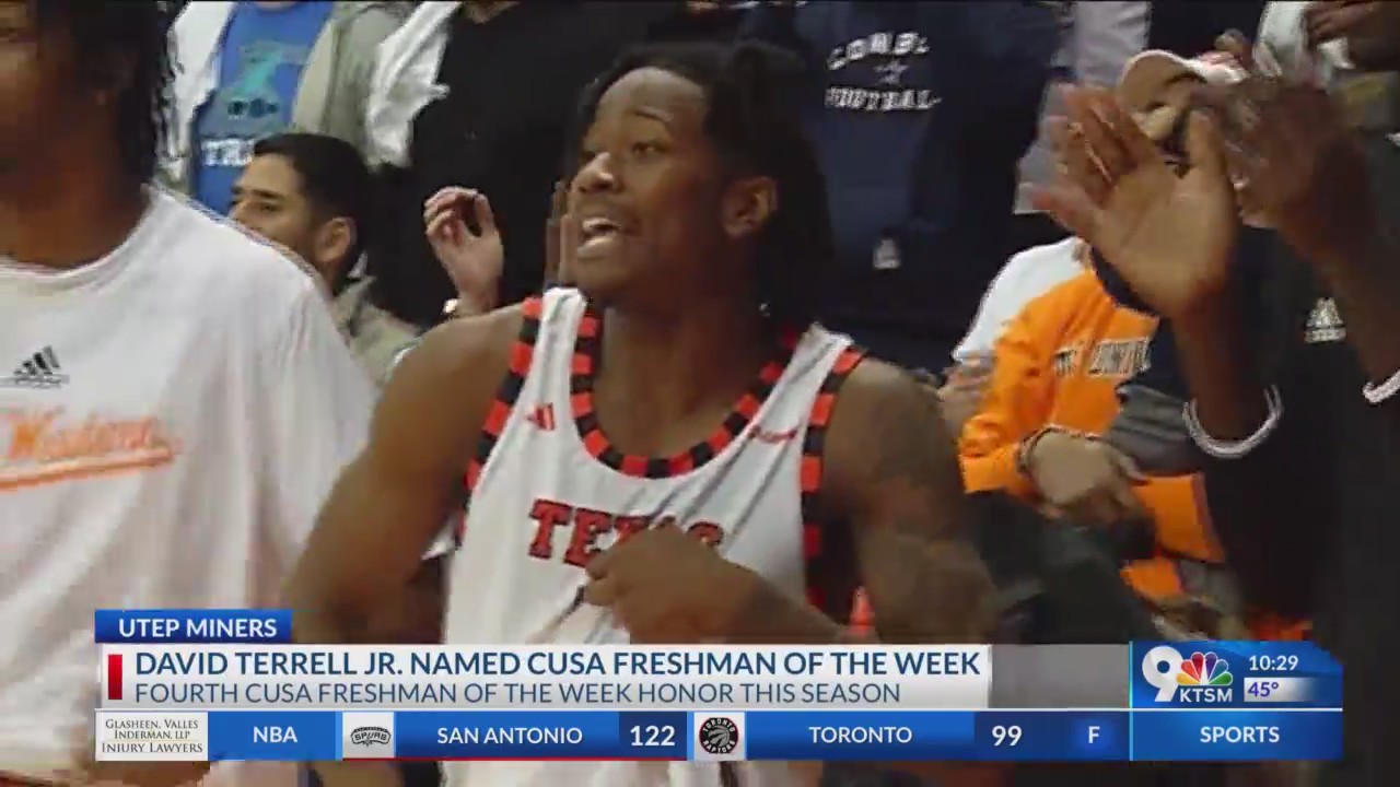 UTEP’s Terrell Jr. wins CUSA Player of the Week for fourth time – KTSM ...