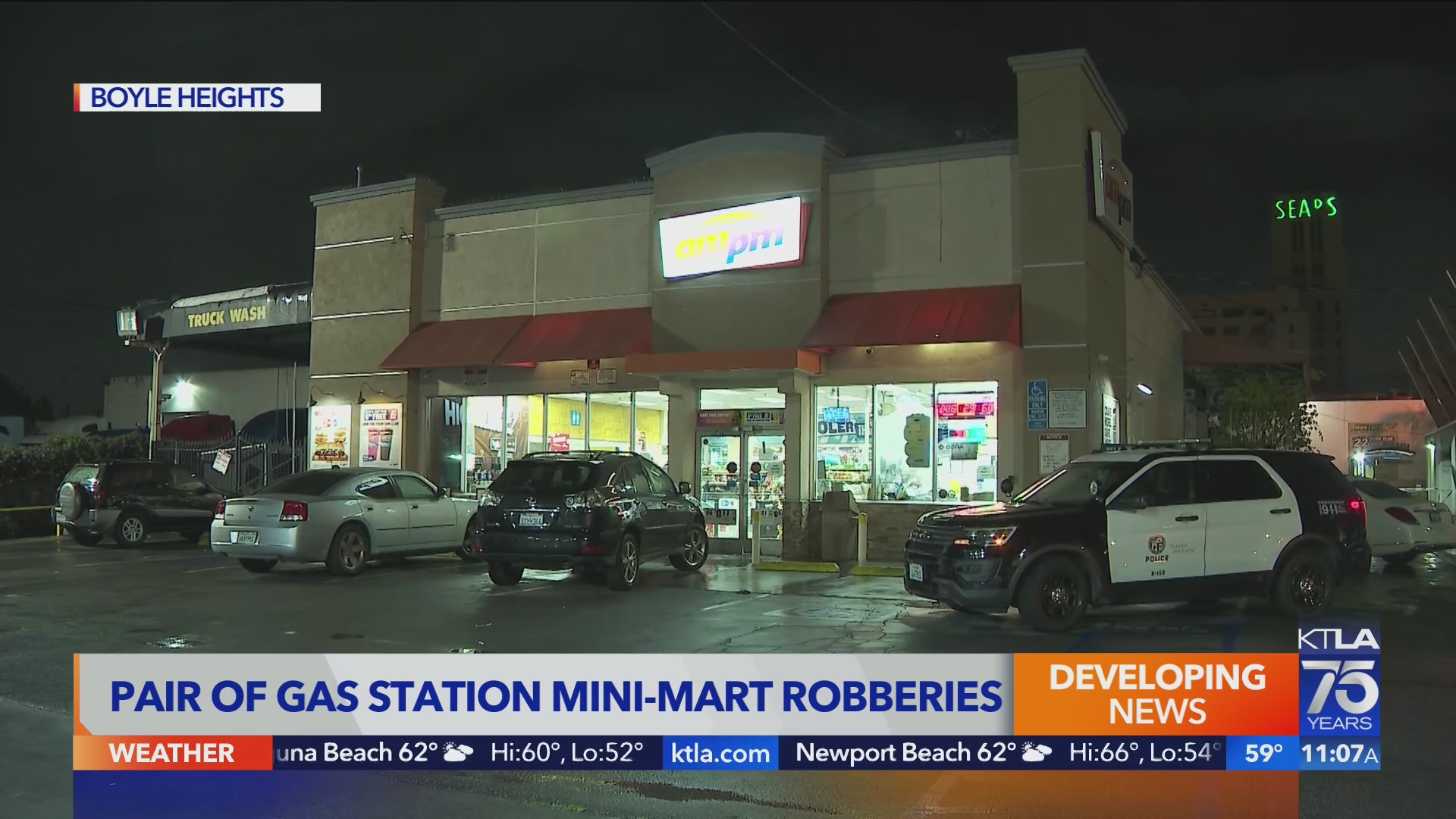 Police search for suspects in string of mini-mart robberies – KTLA