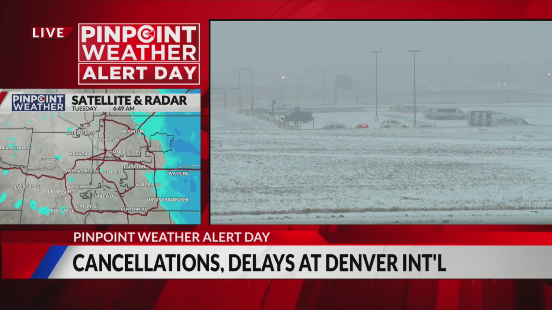 Snow accumulating at DIA – FOX31 Denver