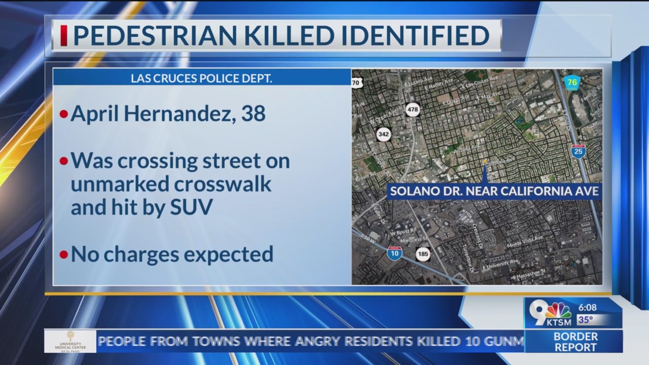 Las Cruces woman identified after fatal pedestrian crash – KTSM 9 News