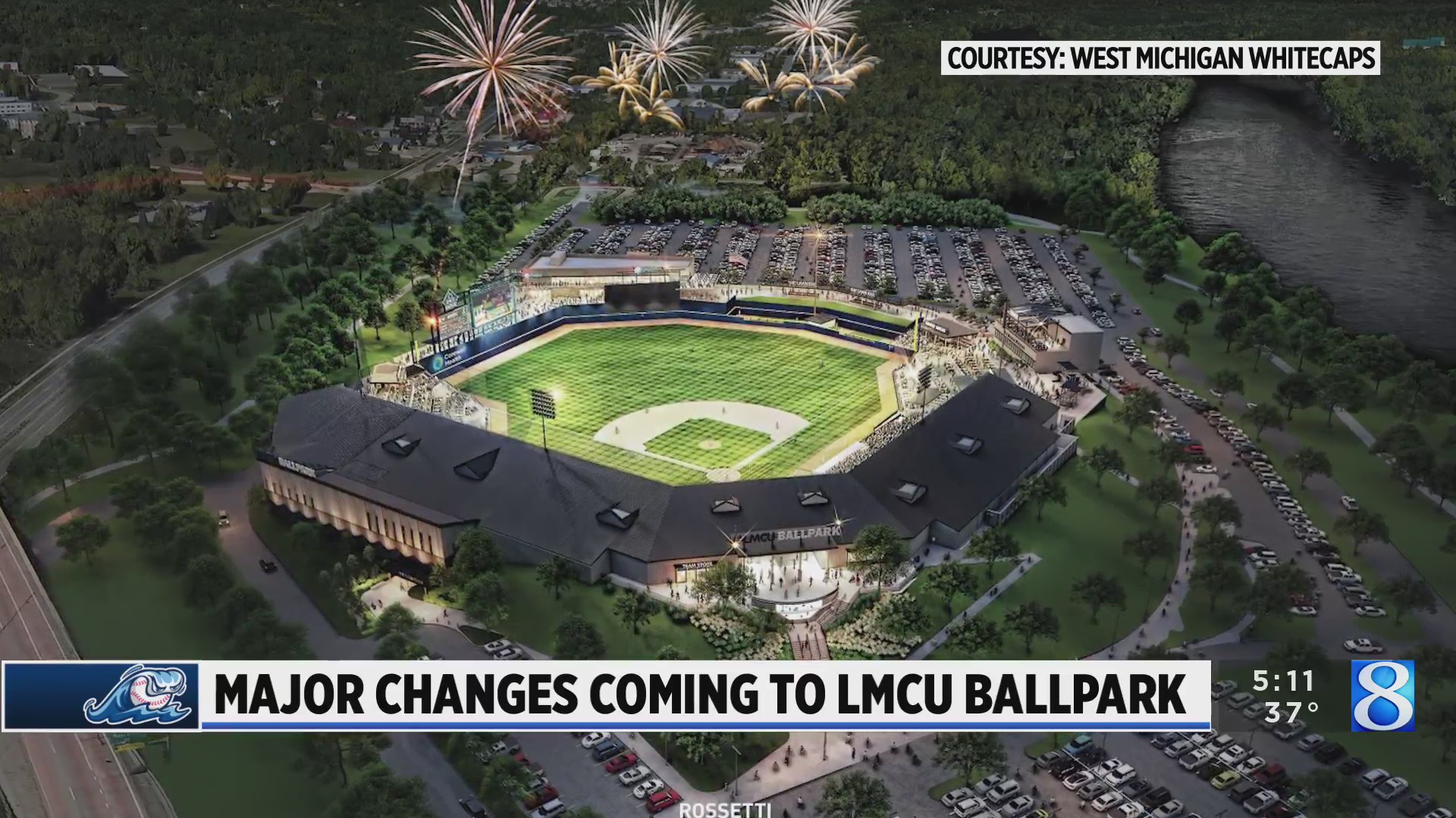 Whitecaps announce remodel project for LMCU Ballpark – WOODTV.com