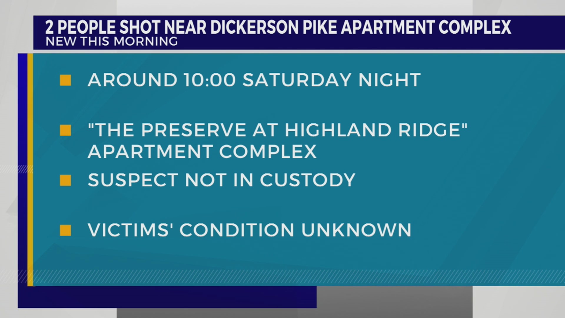 2 injured in drive-by shooting on Dickerson Pike – WKRN News 2