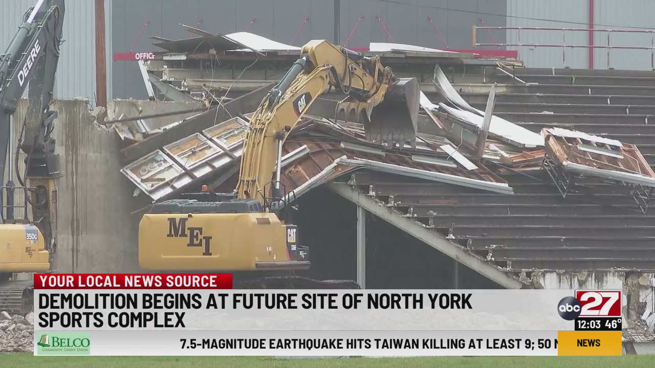 Demolition begins at future York County sports complex – ABC27