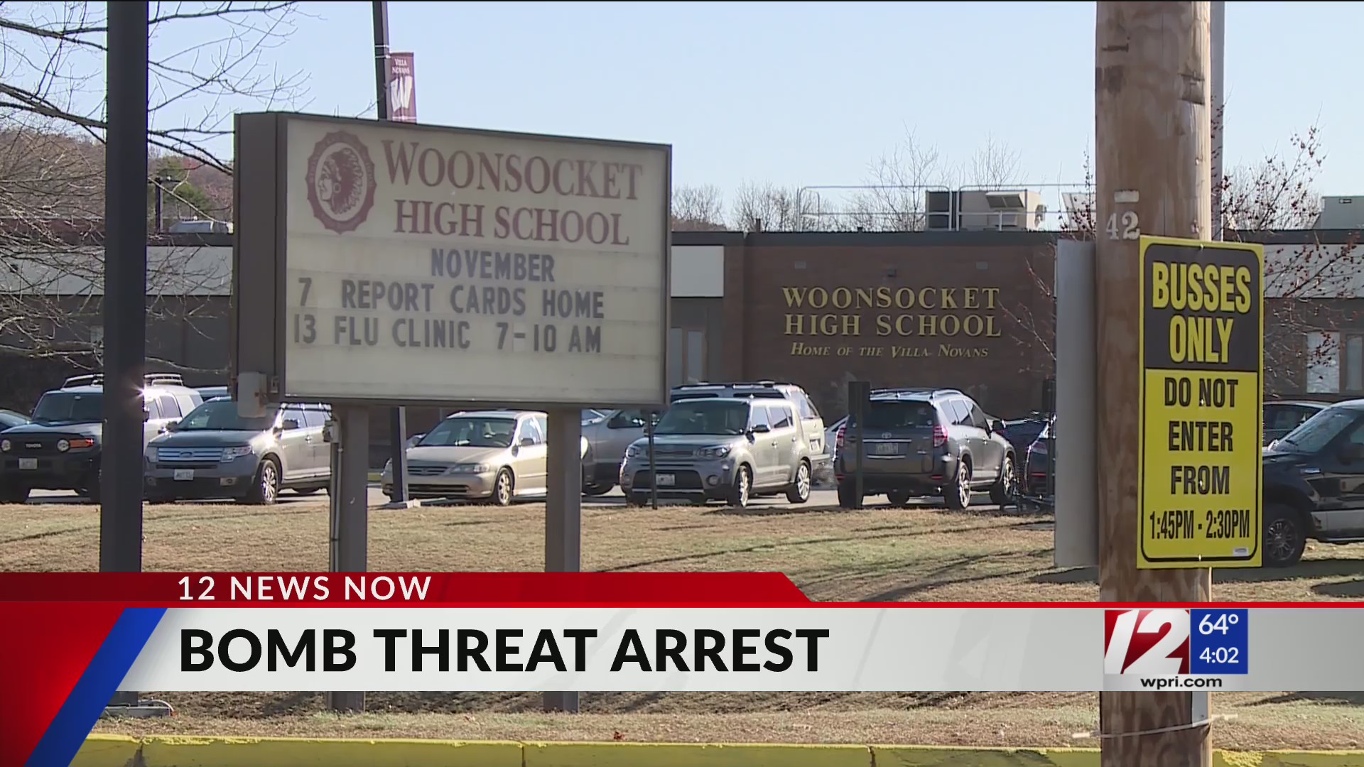 Girl in custody after Woonsocket High School threat – WPRI.com
