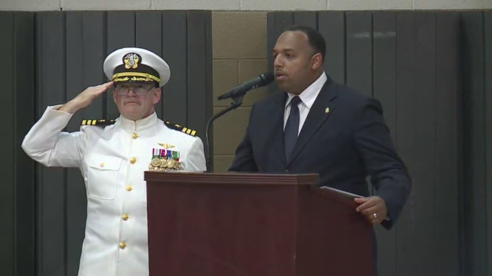 Change of Command Ceremony at Naval Air Station Joint Reserve Base (NAS ...