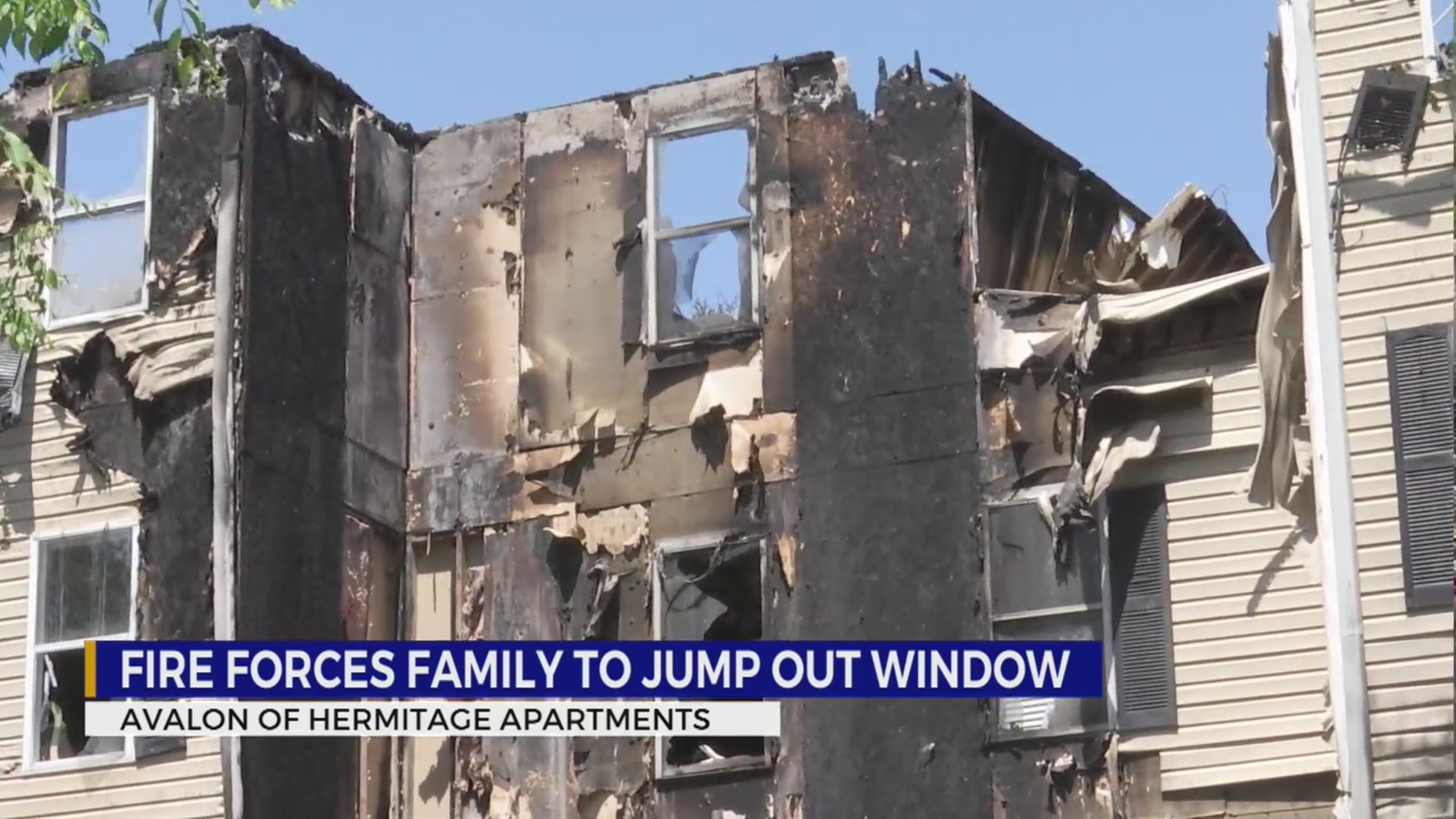 Fire forces family to jump out window – WKRN News 2