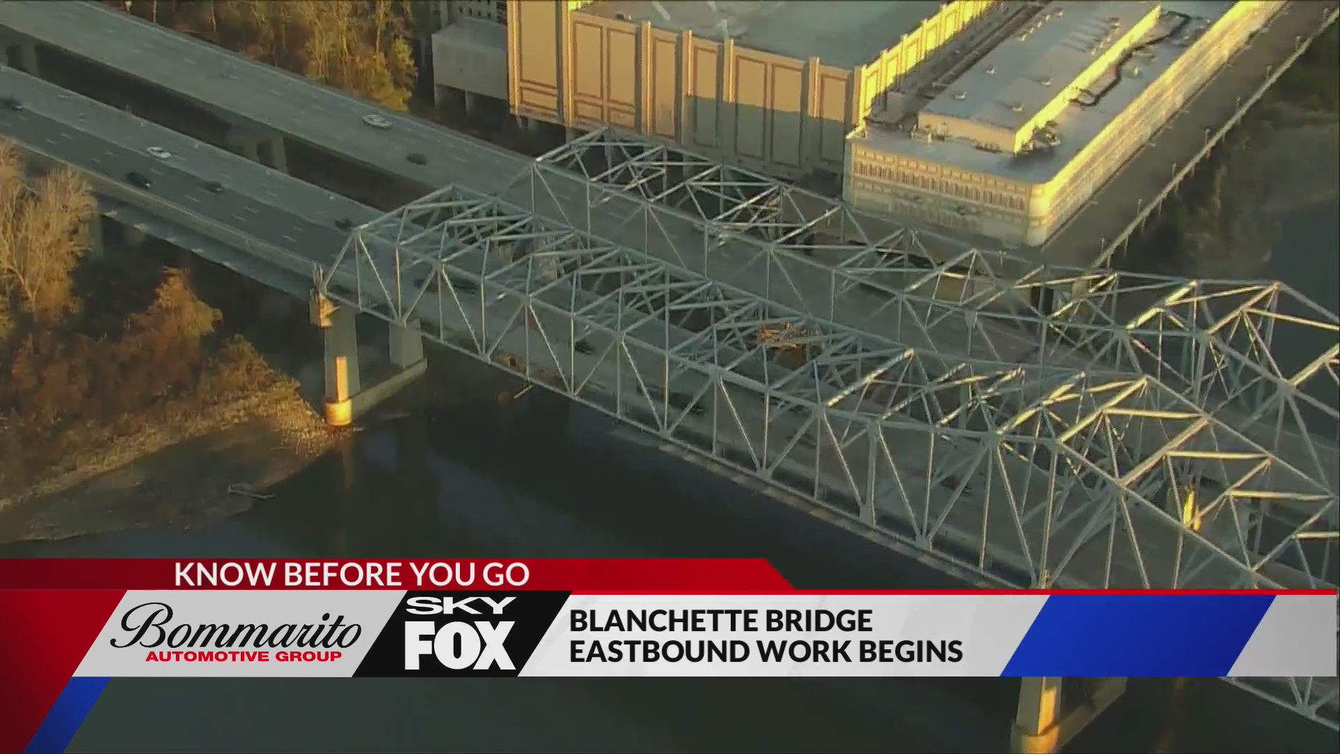 Roadwork closes Eastbound lanes of Blanchette Bridge tonight – FOX 2