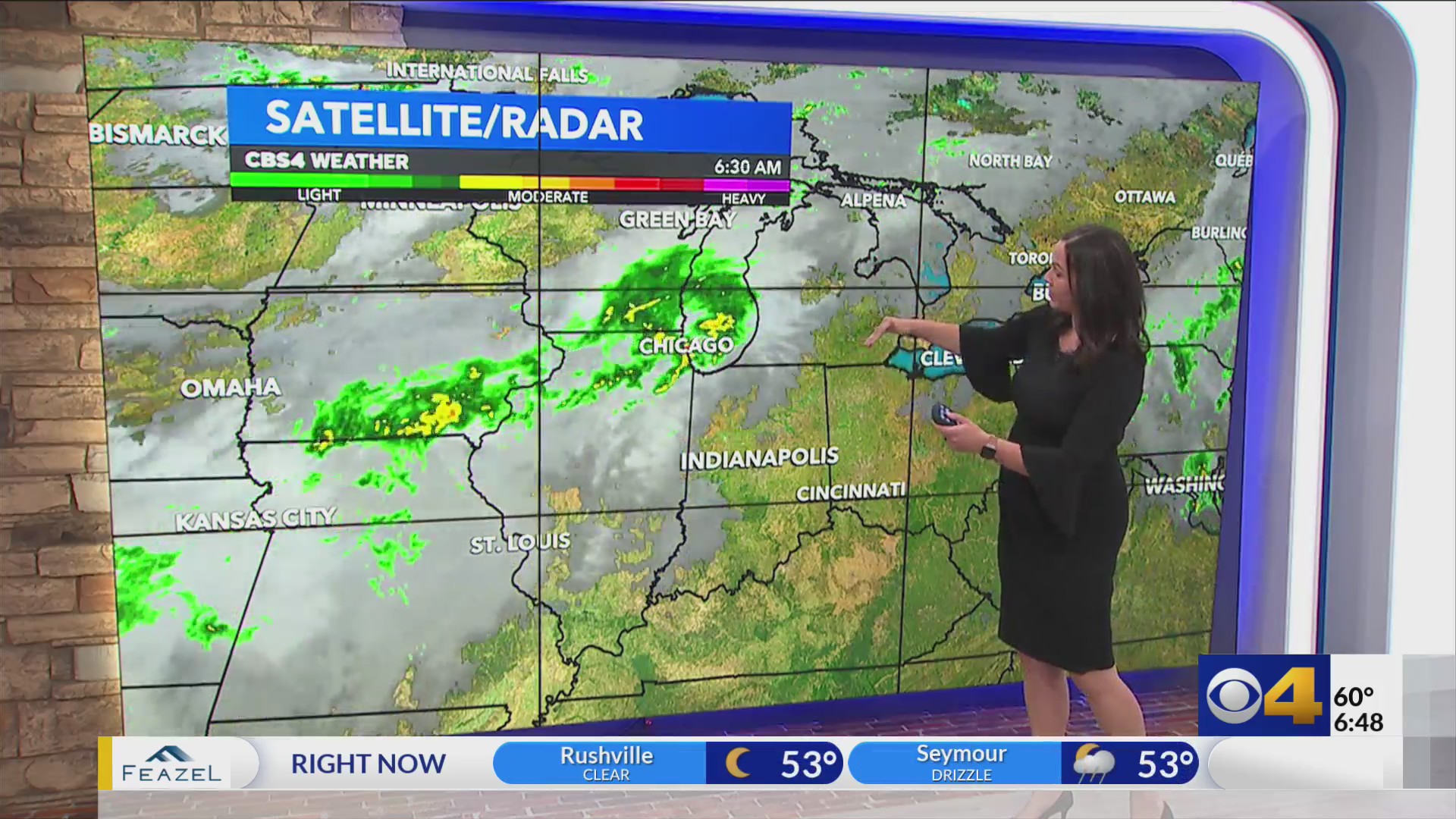Dry and warm open to the week; rain returns tonight – WTTV CBS4Indy