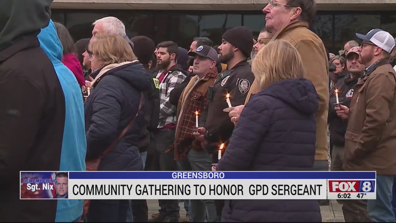 First responders pay respects to slain Sgt. Philip Dale Nix during ...