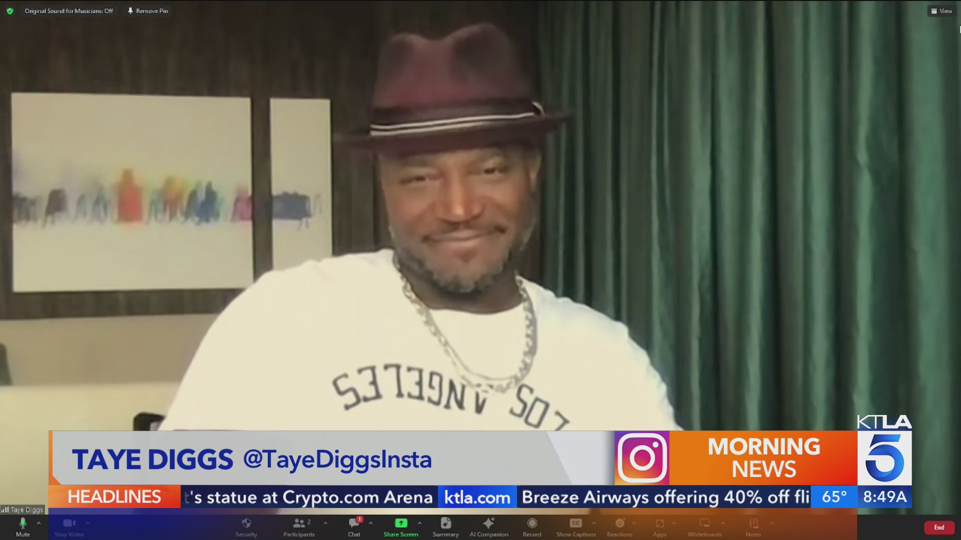 Taye Diggs talks ‘Love & Murder’ and partnership with Tru Earth – KTLA