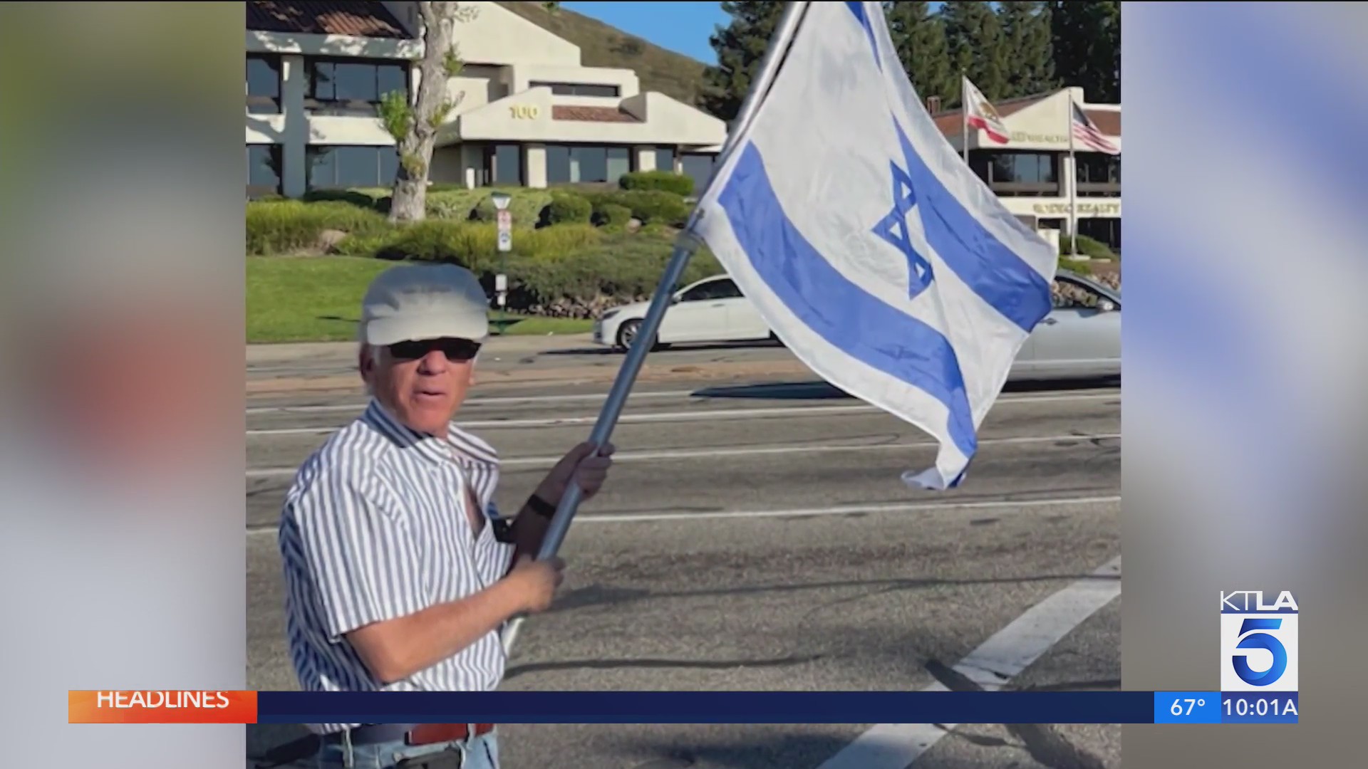 Arrest made in death of Jewish protester in Thousand Oaks – KTLA