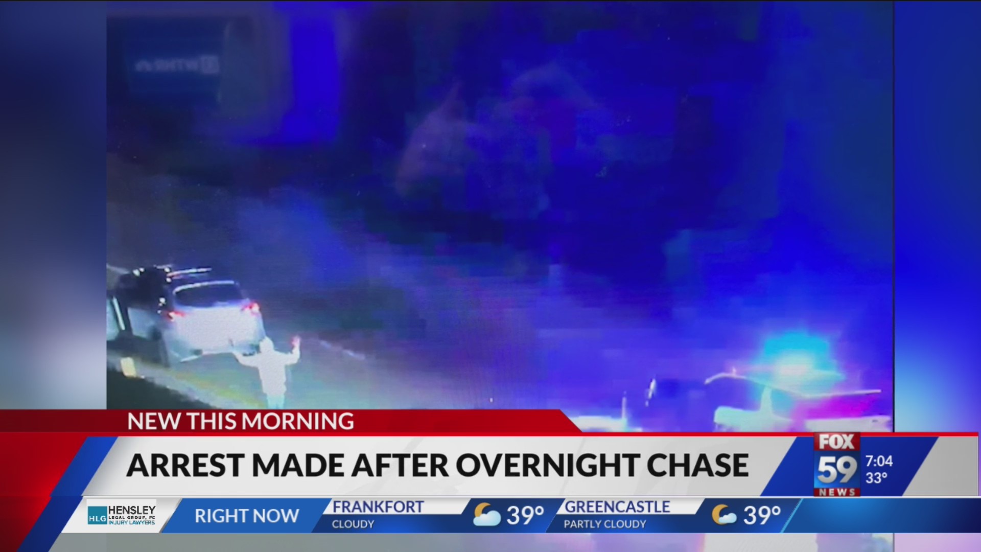 Arrest caught on camera after overnight chase in Indianapolis – Fox 59