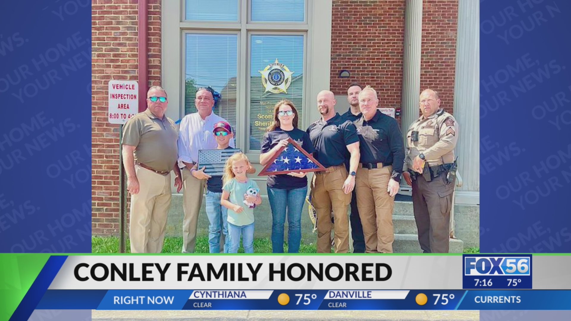 Conley family honored at Scott County Sheriff’s Office – FOX 56 News
